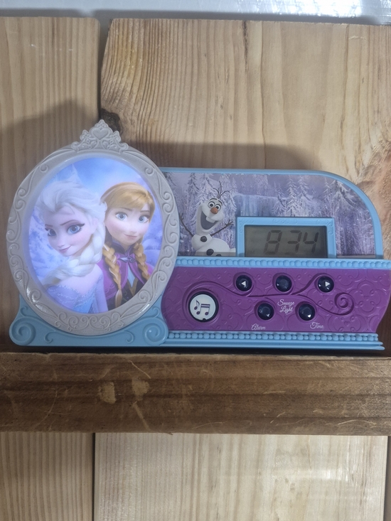 Disney | Toys | Disney Frozen Blue Teal Purple Pink Digital Alarm Clock ...